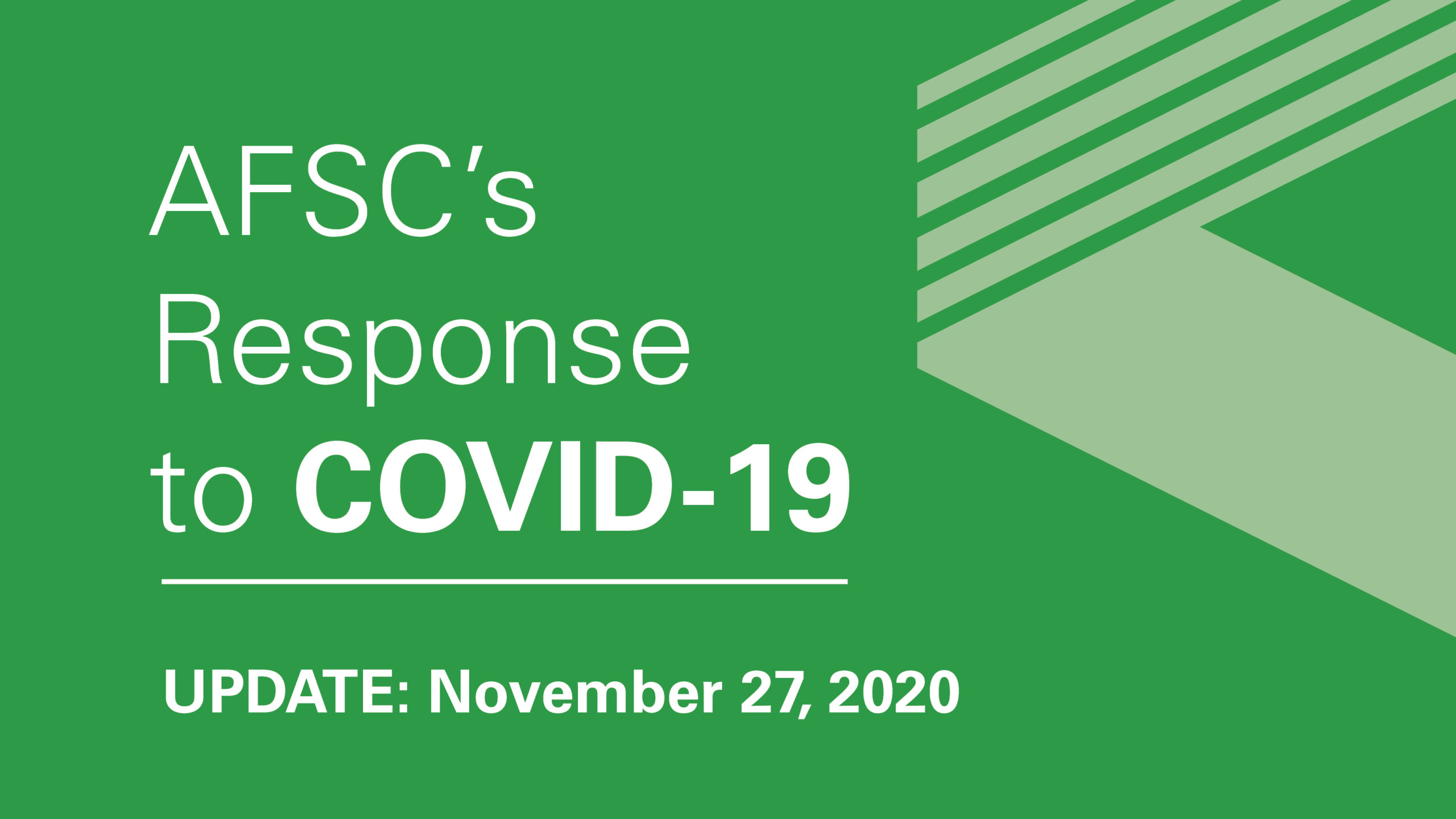 AFSC branches continue controlled access into 2021 due to state of ...